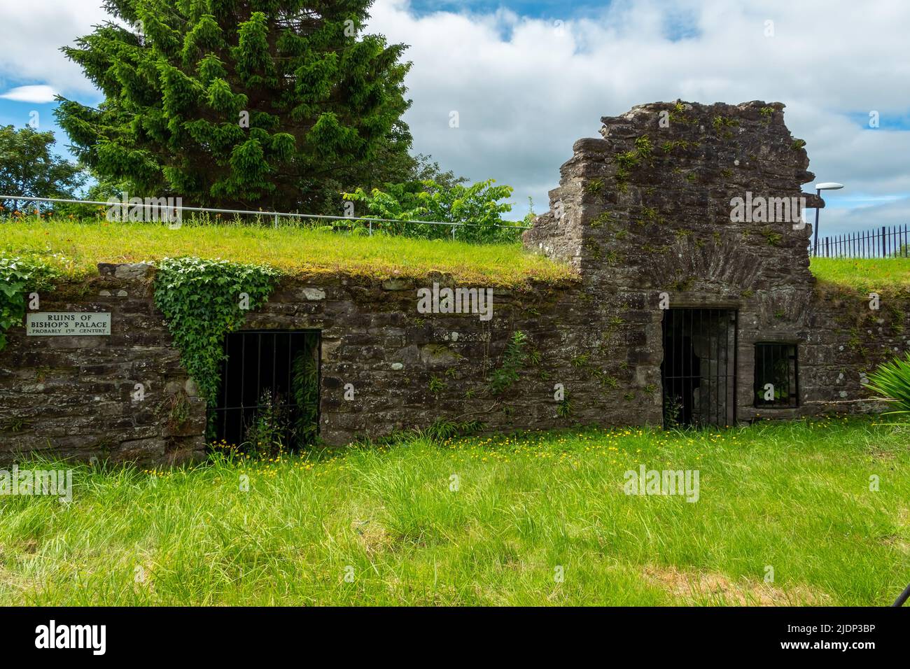 The Bishop's Palace is a medieval ruin from the 13th Century in ...
