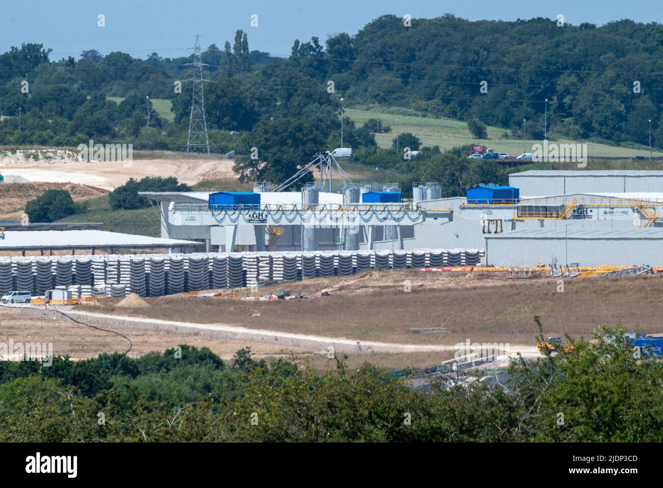 West Hyde, Hertfordshire, UK. 22nd June, 2022. The Tunnel Boring ...