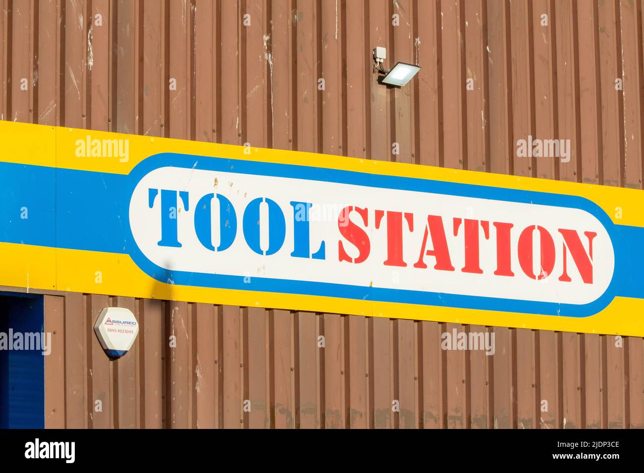 Tool Station shop sign for buying tools, Edinburgh, Scotland, UK Stock ...