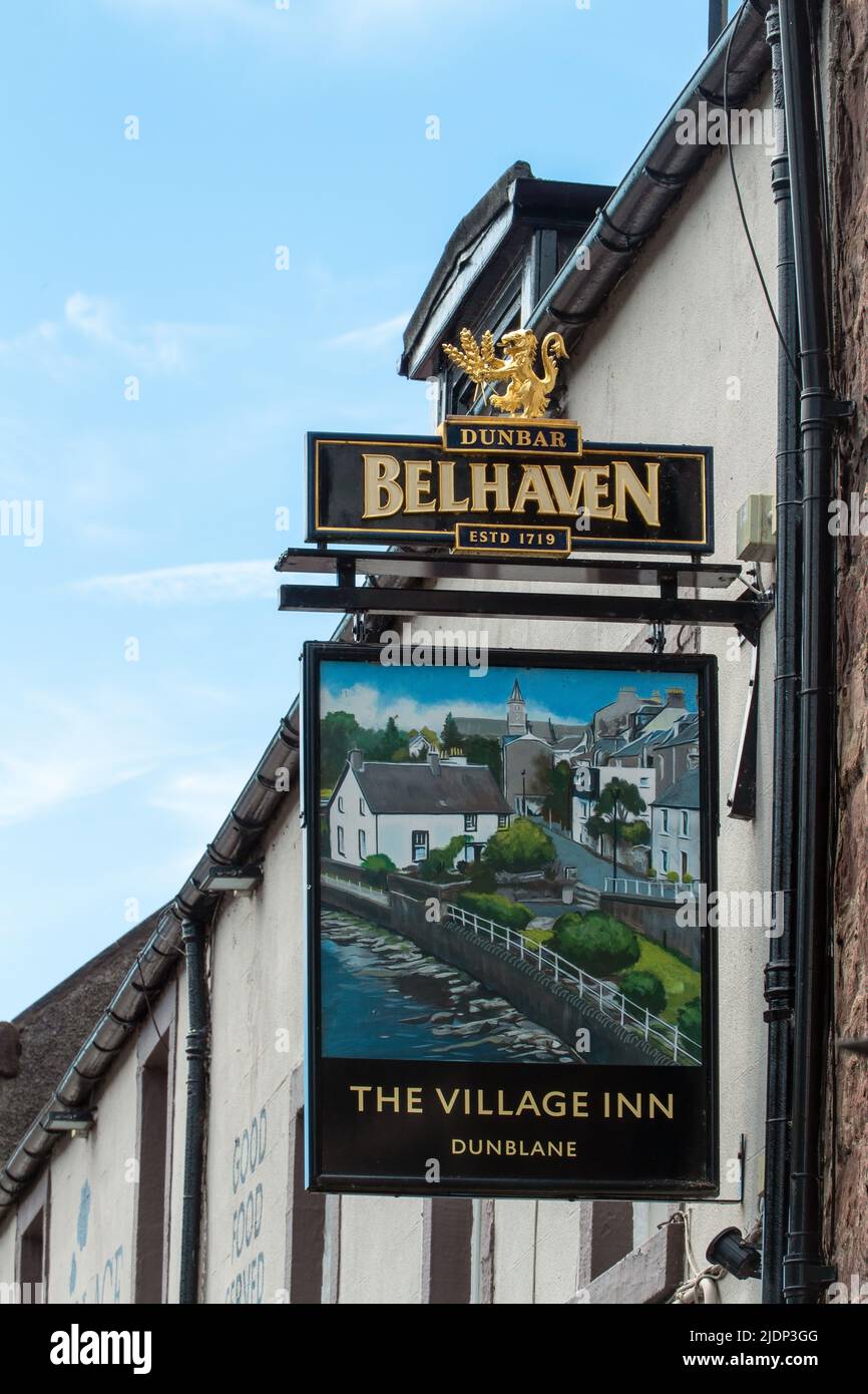 The Village Inn is a local bar for enjoying a few drinks, Dunblane ...
