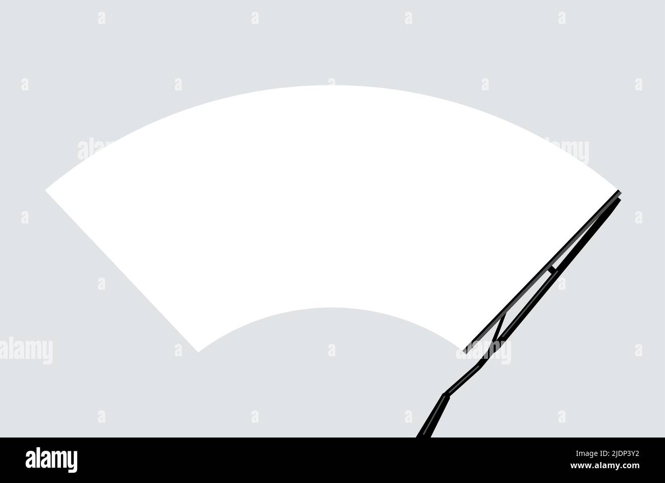 Car wiper windshield winter clean front window background. Vector ...