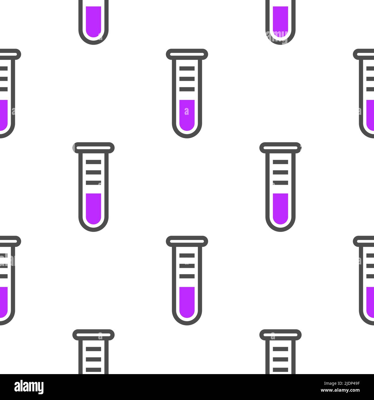 Laboratory beaker seamless pattern science, chemistry medical ...