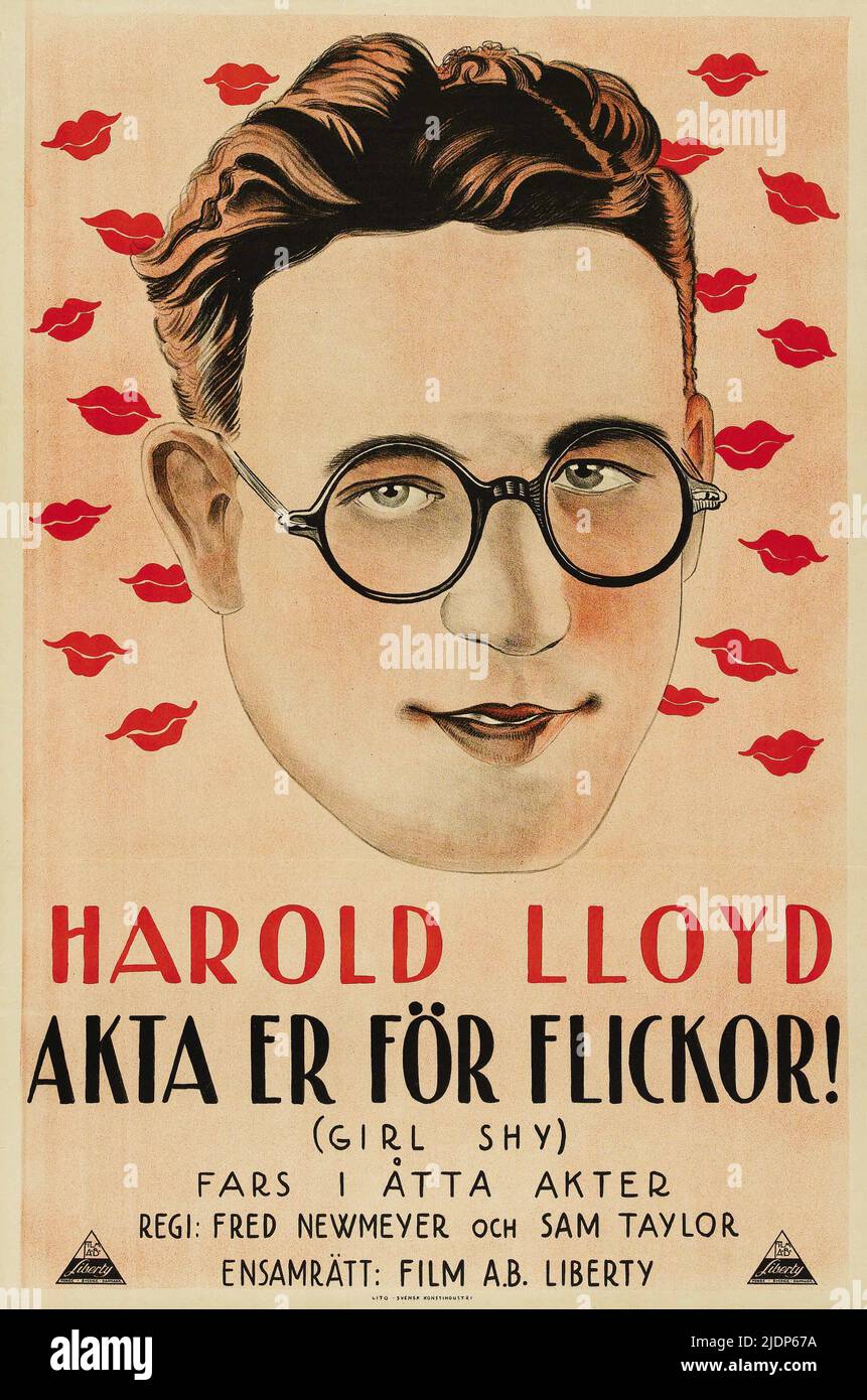 Harold Lloyd - Akta er för flickor - Girl Shy (Pathe Exchange Inc ...