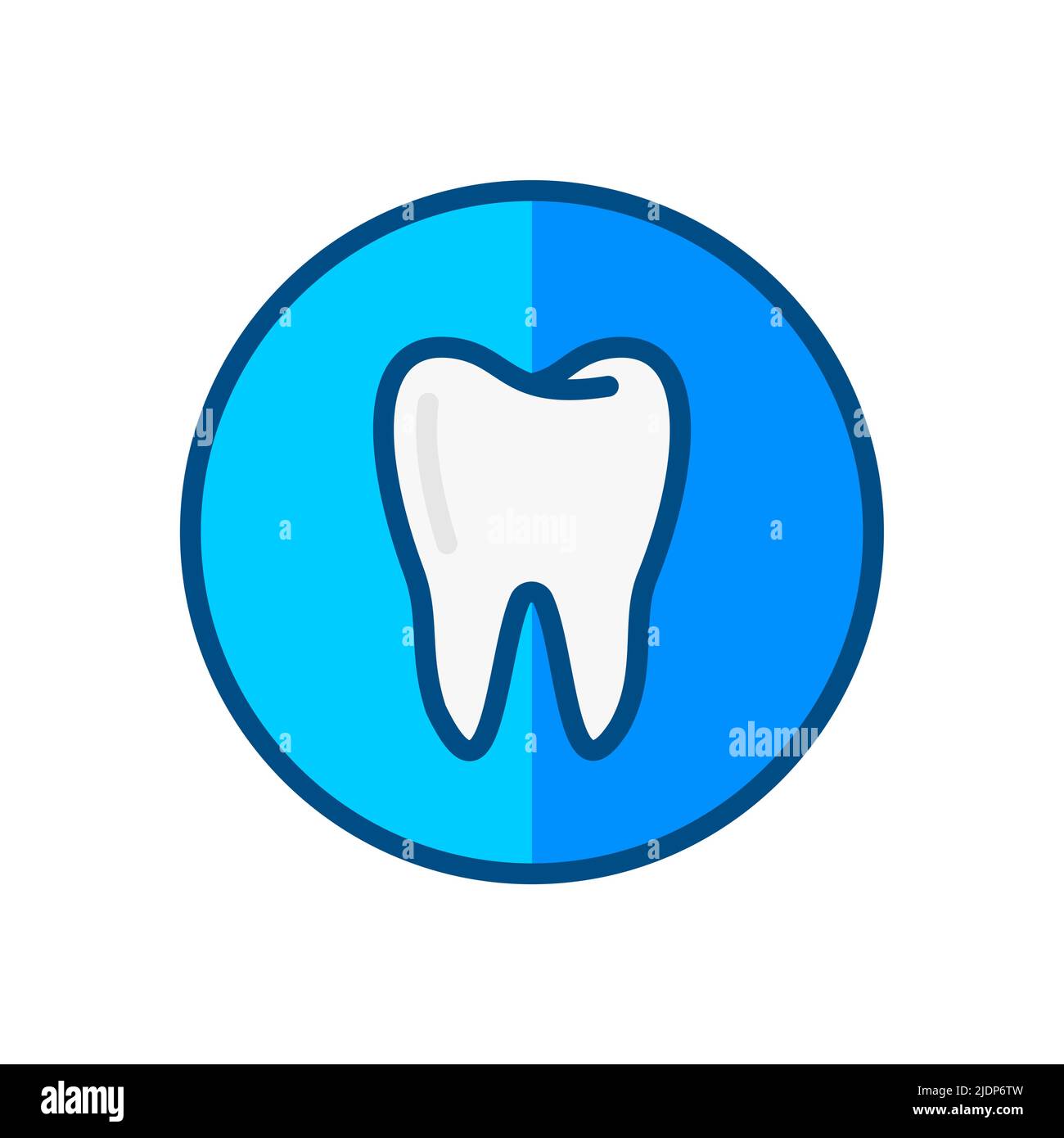 Tooth shield logo icon. Dental insurance flat pictogram vector icon ...