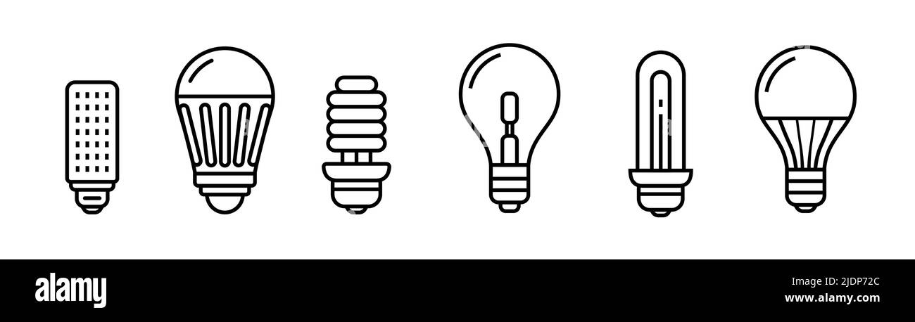 Tube candle light bulb Stock Vector Images - Alamy