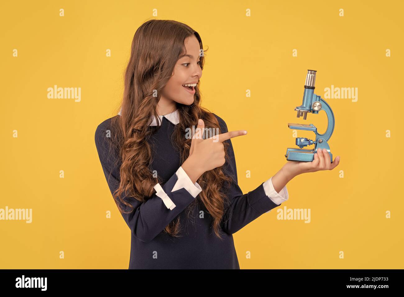 future scientist kid point finger on scope. harness scientific method ...