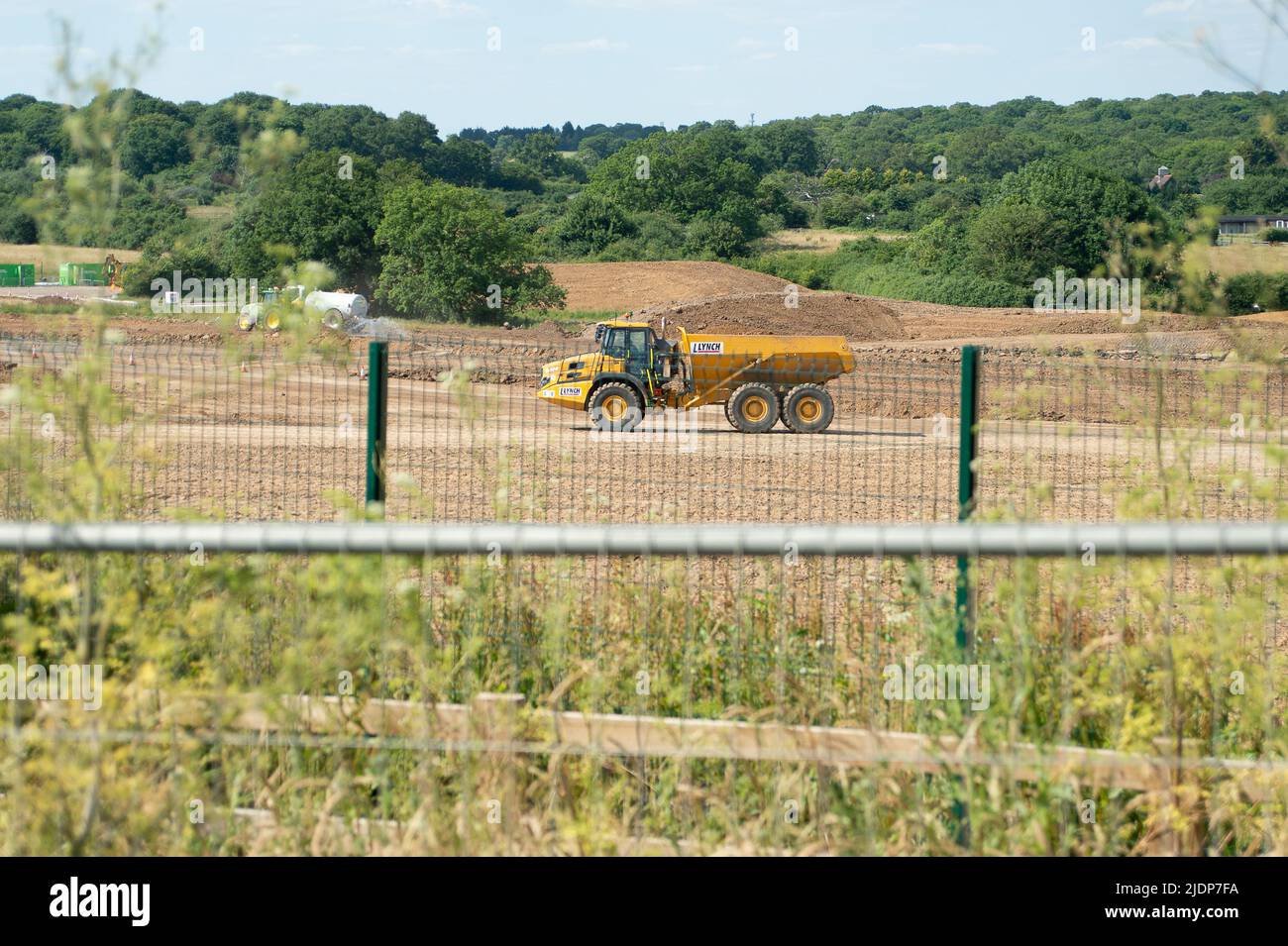 Harefield, Uxbridge, UK. 22nd June, 2022. Construction of the ...