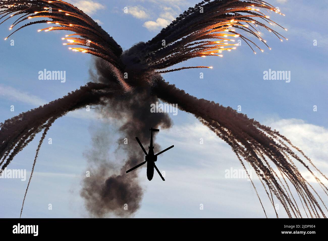 Attack helicopters fly in a tactical High Resolution Stock Photography ...