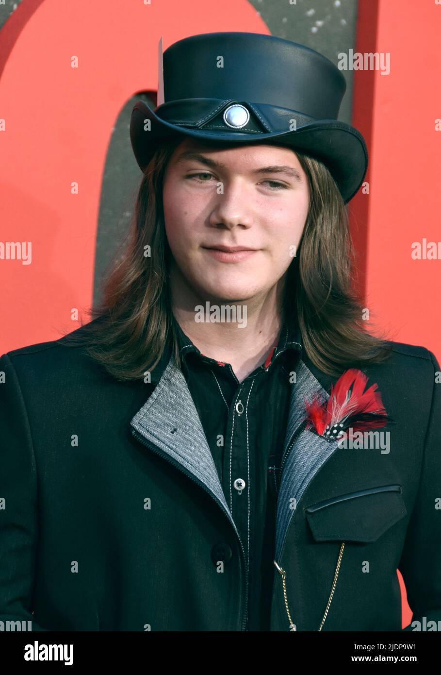 Hollywood, California, USA 21st June 2022 Actor Lukas Colagross attends ...