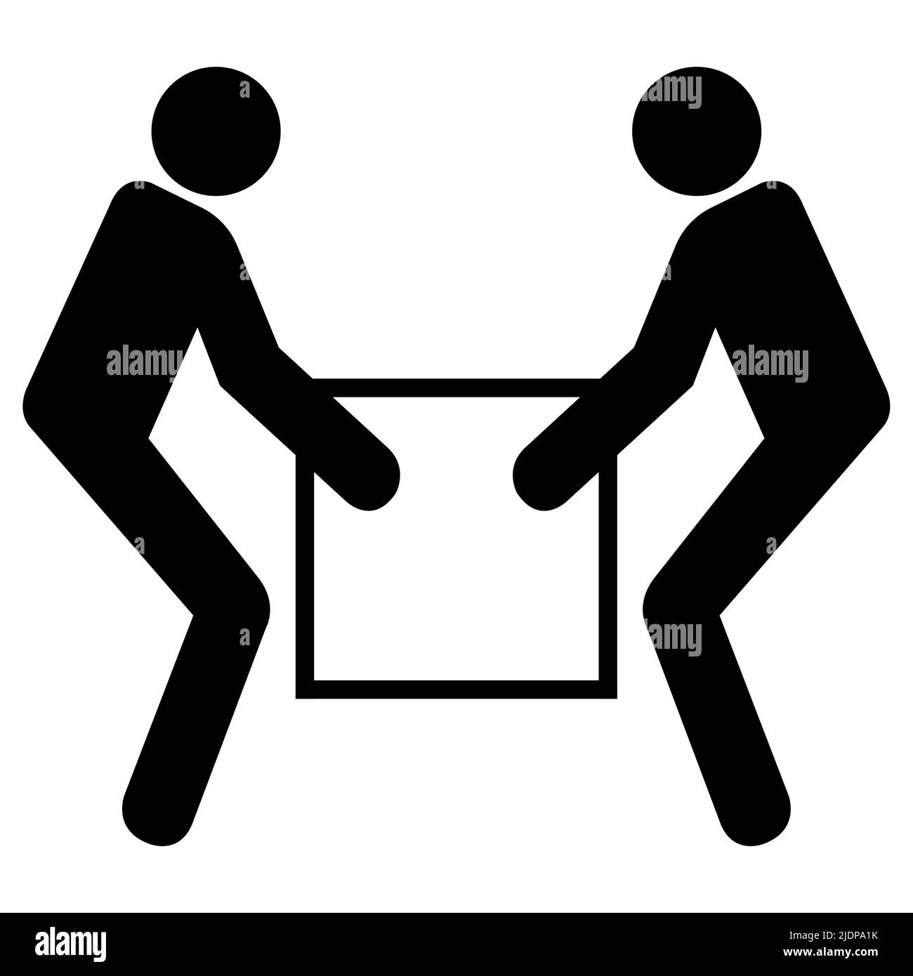 Use Two Person Lift Symbol Sign Isolate On White Background,Vector ...