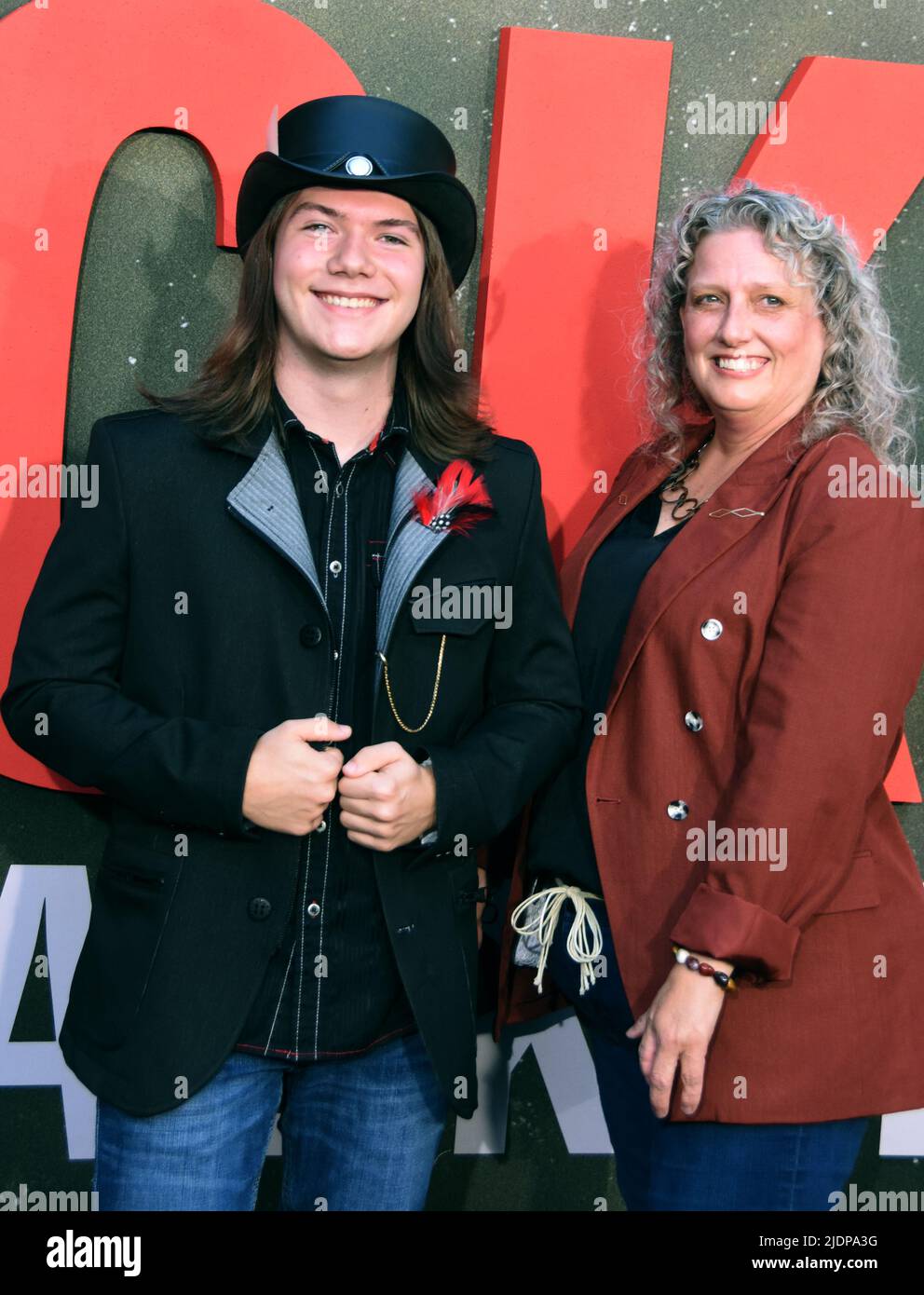 Hollywood, California, USA 21st June 2022 Actor Lukas Colagross and ...
