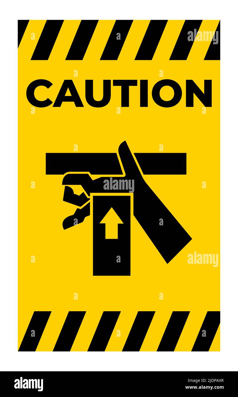 Hand Crush Force From Below Symbol Sign, Vector Illustration, Isolate ...