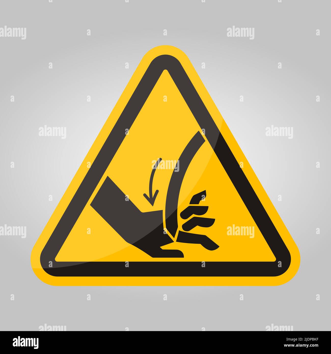 Cutting of Hand Curved Blade Symbol Sign Isolate On White Background ...