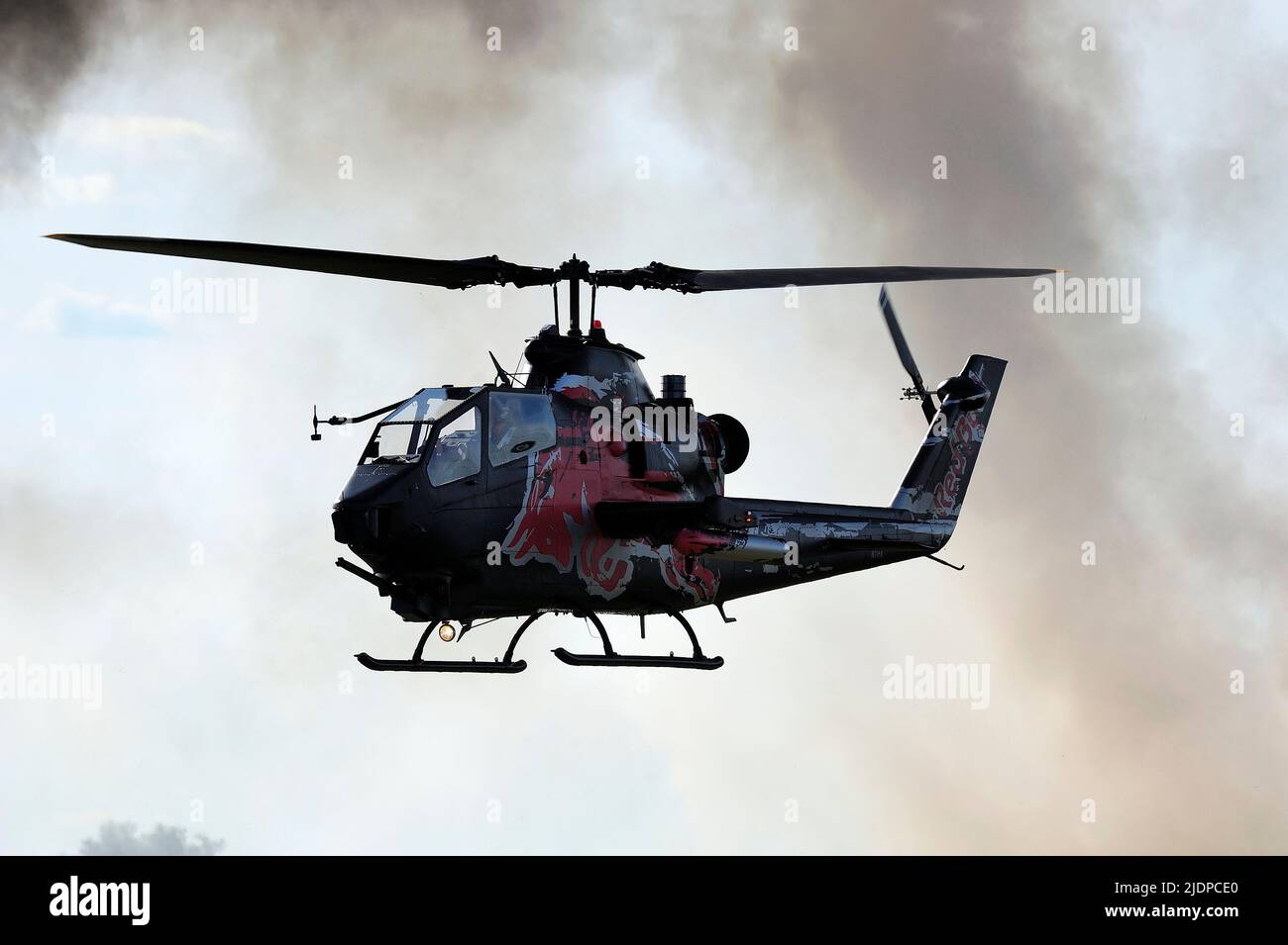 AH-1 Cobra, Red Bull (Flying Bulls) TAH-1F, jet fighter, military ...