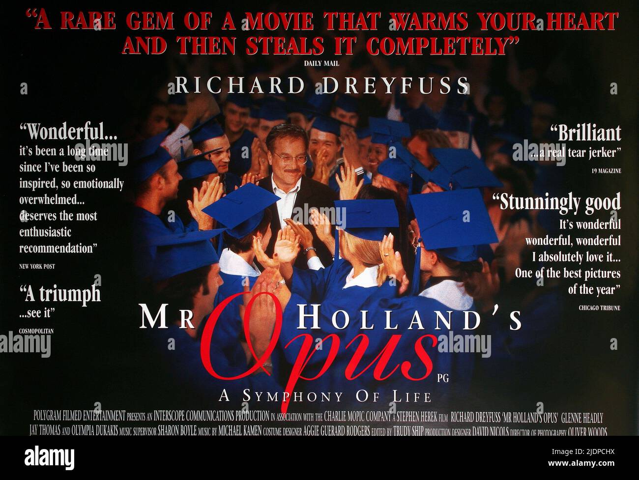 RICHARD DREYFUSS POSTER, MR. HOLLAND'S OPUS, 1995 Stock Photo - Alamy