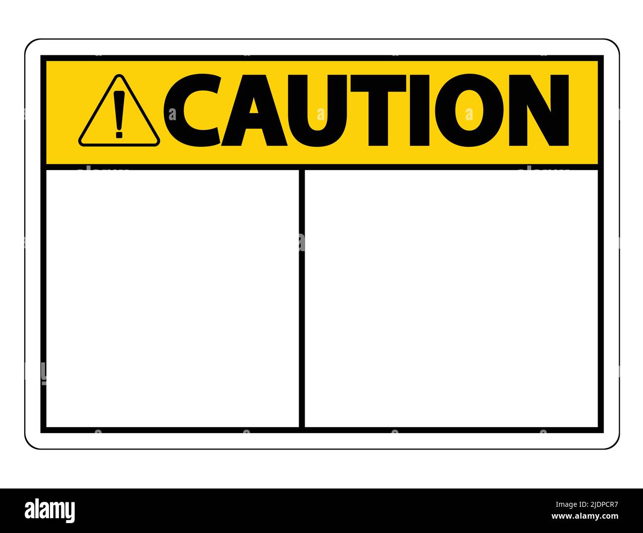 symbol caution sign label on white background,vector illustration Stock ...