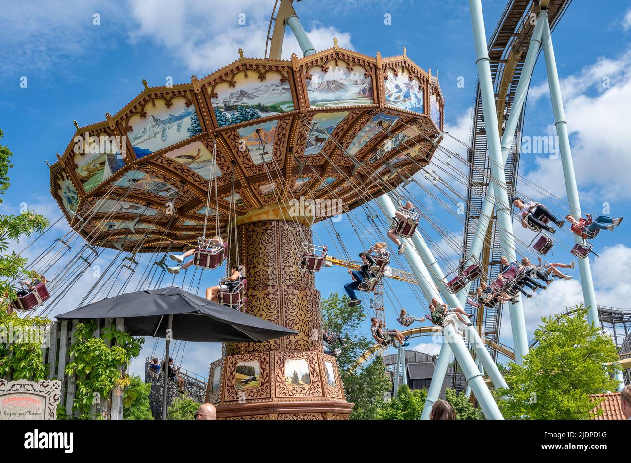 Gothenburg, Sweden - June 21, 2022: Liseberg amusement park opened in ...