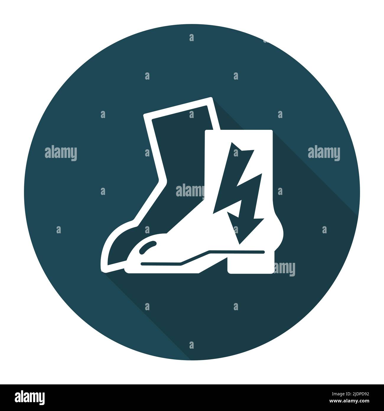 Symbol Wear Electric Shoes Sign on black background,Vector llustration ...