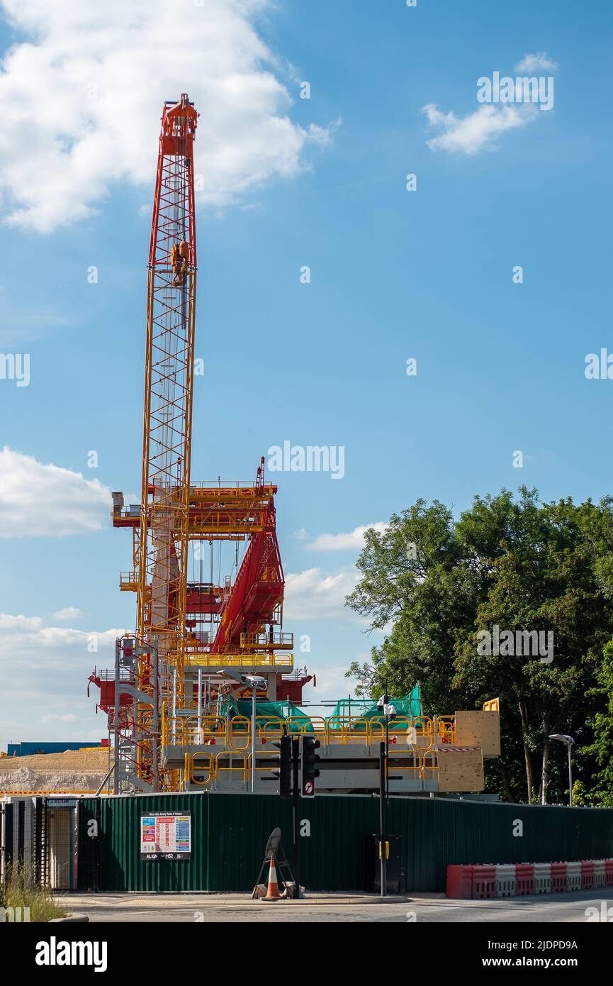 Denham, Buckinghamshire, UK. 22nd June, 2022. A 700 tonne orange ...