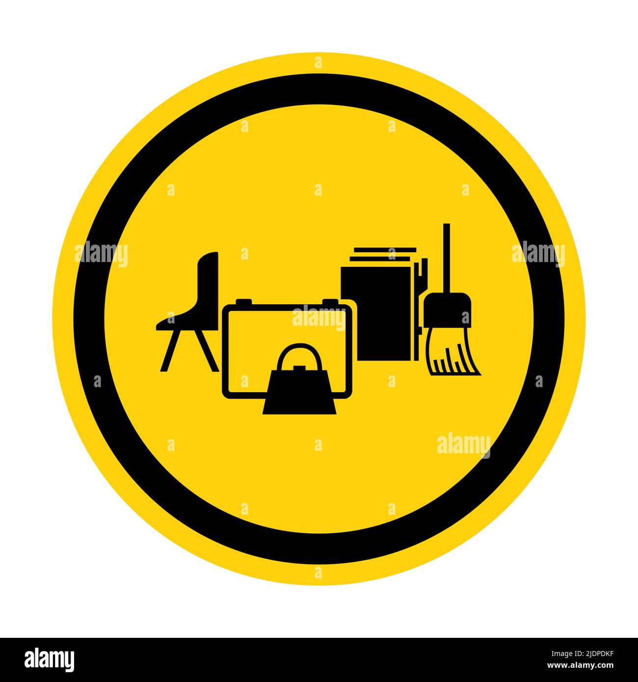 Keep clear emergency access Stock Vector Images - Alamy