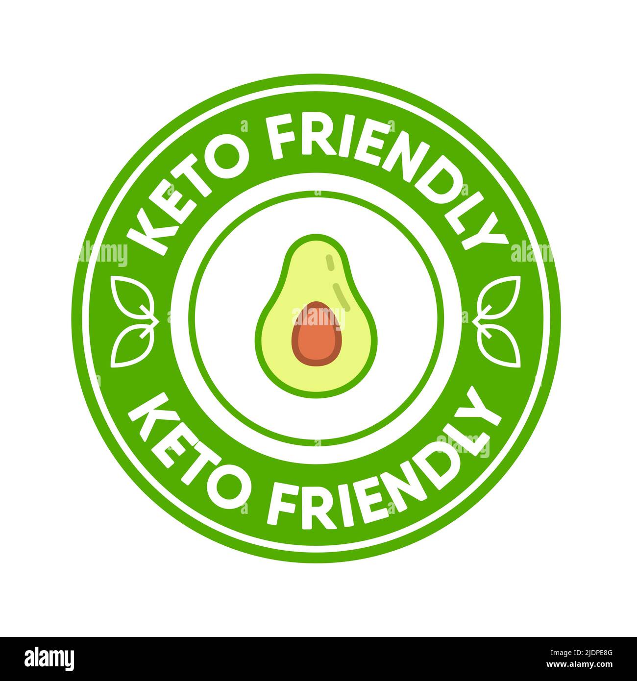 Keto diet icon logo. Ketogenic approved sign vector icon Stock Vector ...