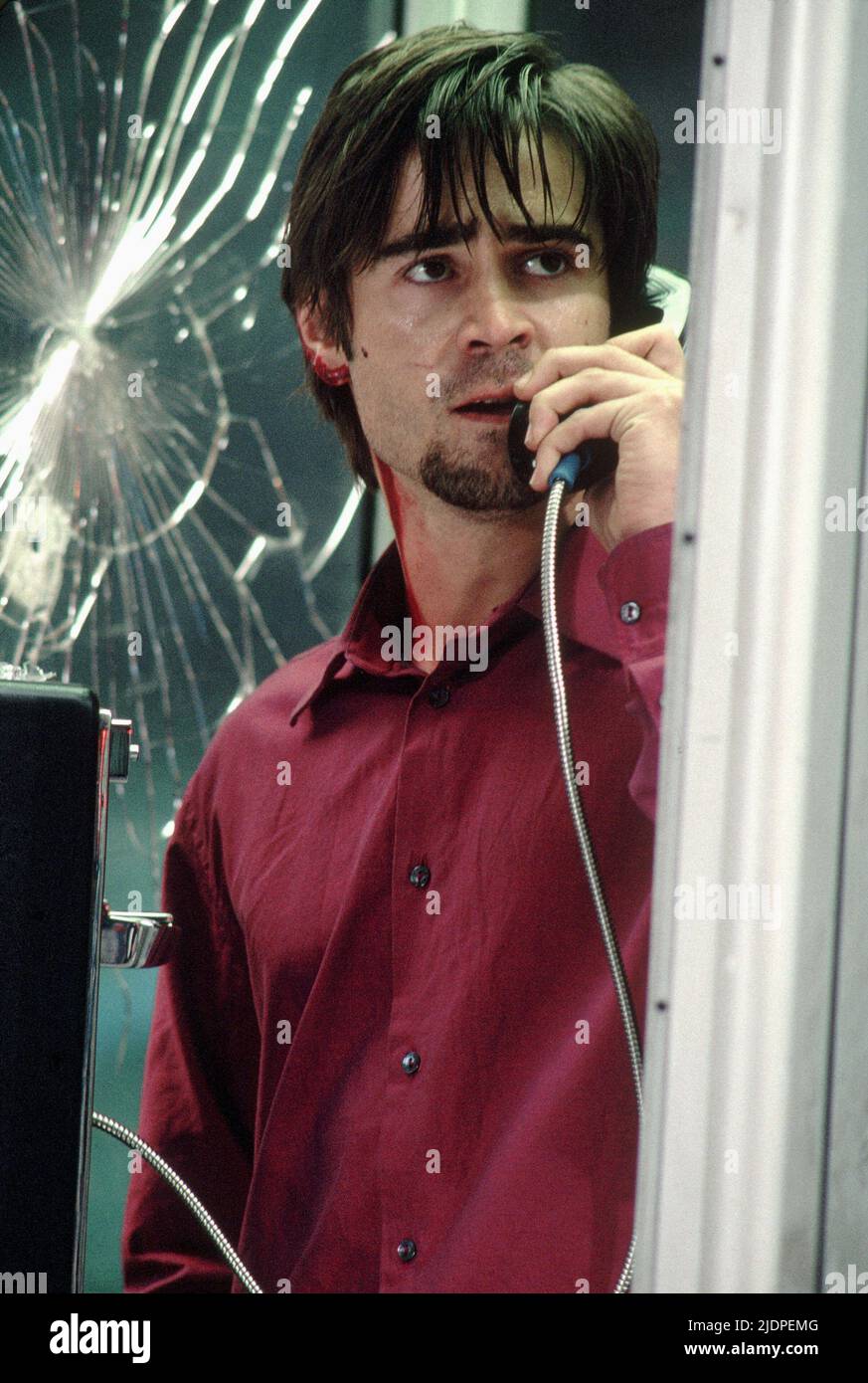 COLIN FARRELL, PHONE BOOTH, 2002 Stock Photo - Alamy