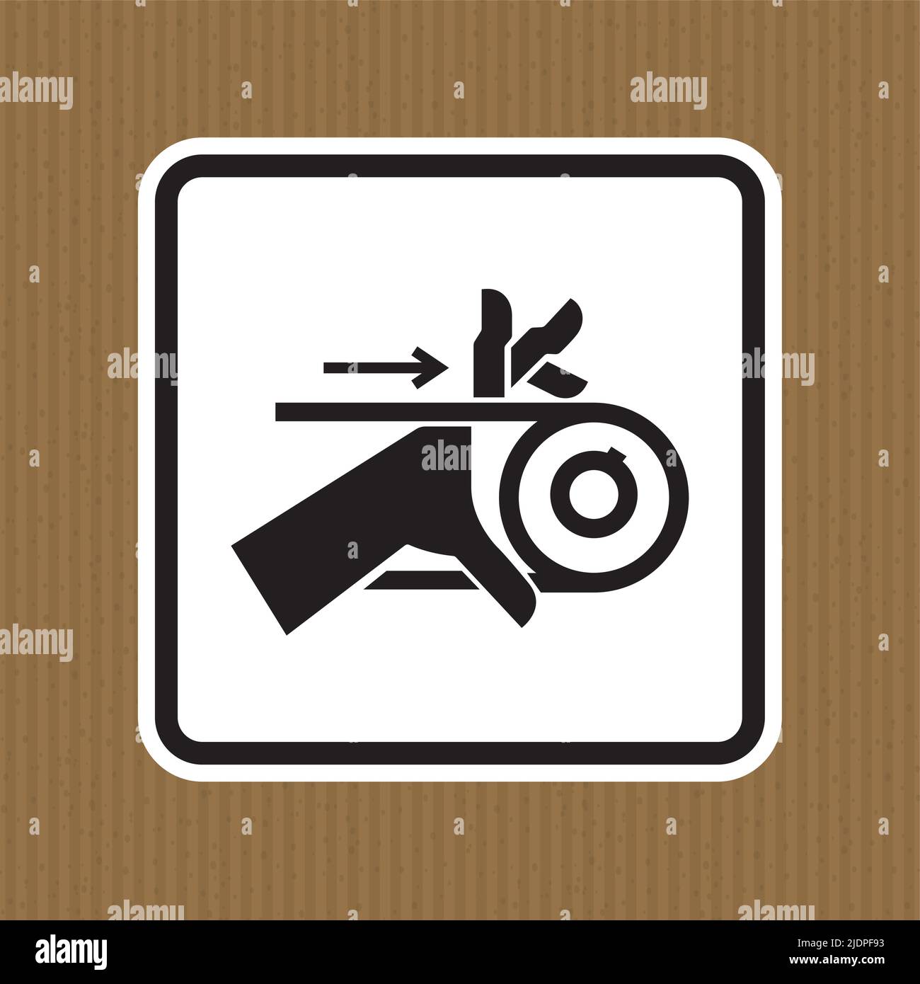 Hand Entanglement Belt Drive Symbol Sign Isolate On White Background ...