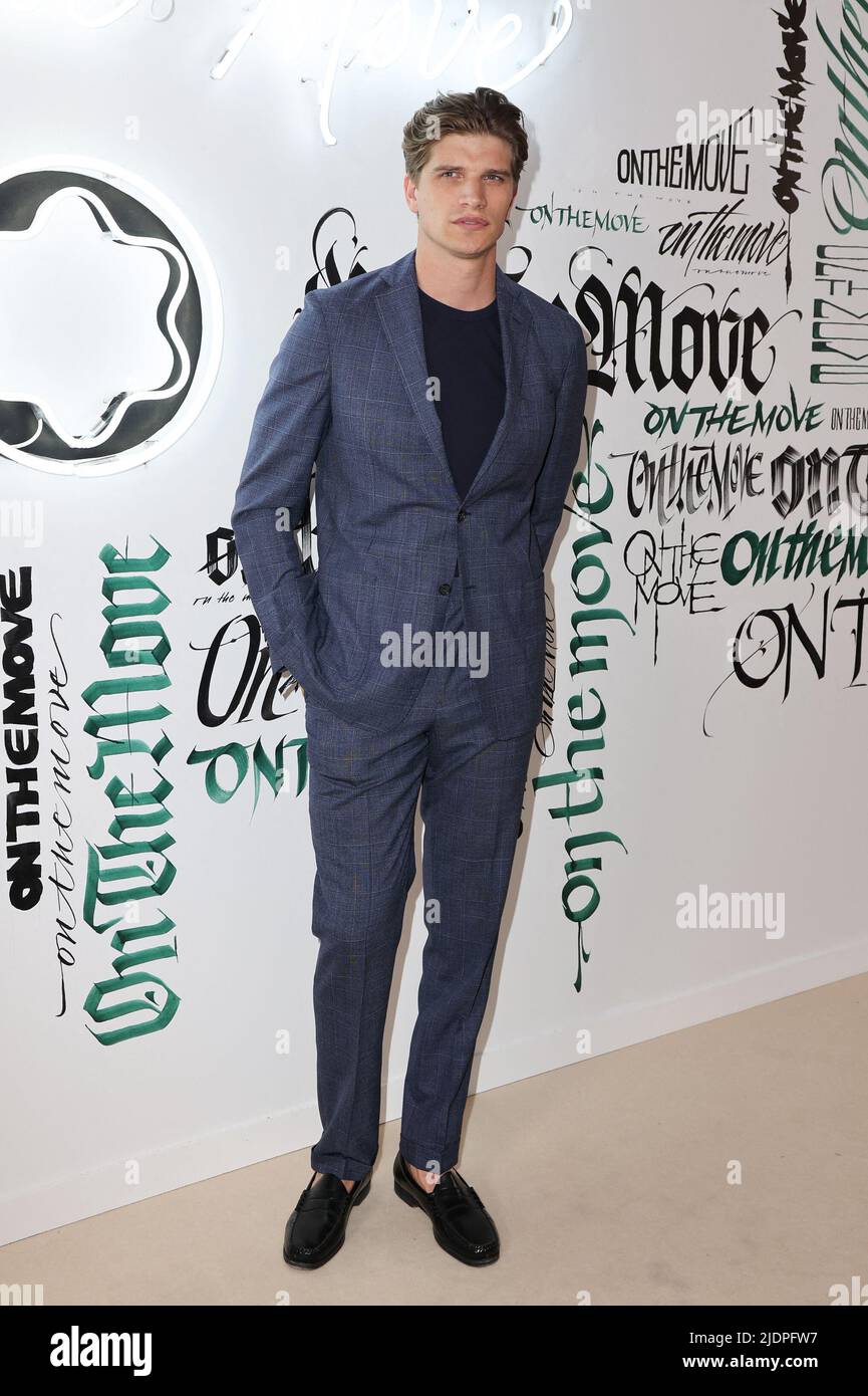 Toby Huntington-Whiteley attends the 'On The Move' Montblanc Extreme ...