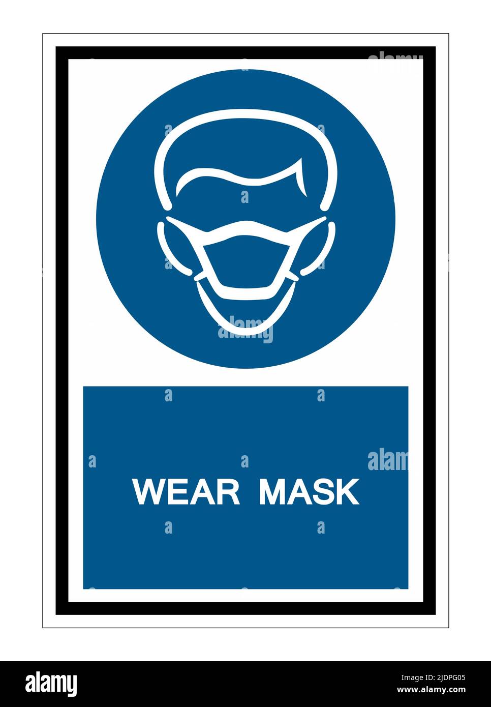 PPE Icon.Wear Mask Symbol Sign Isolate On White Background,Vector ...