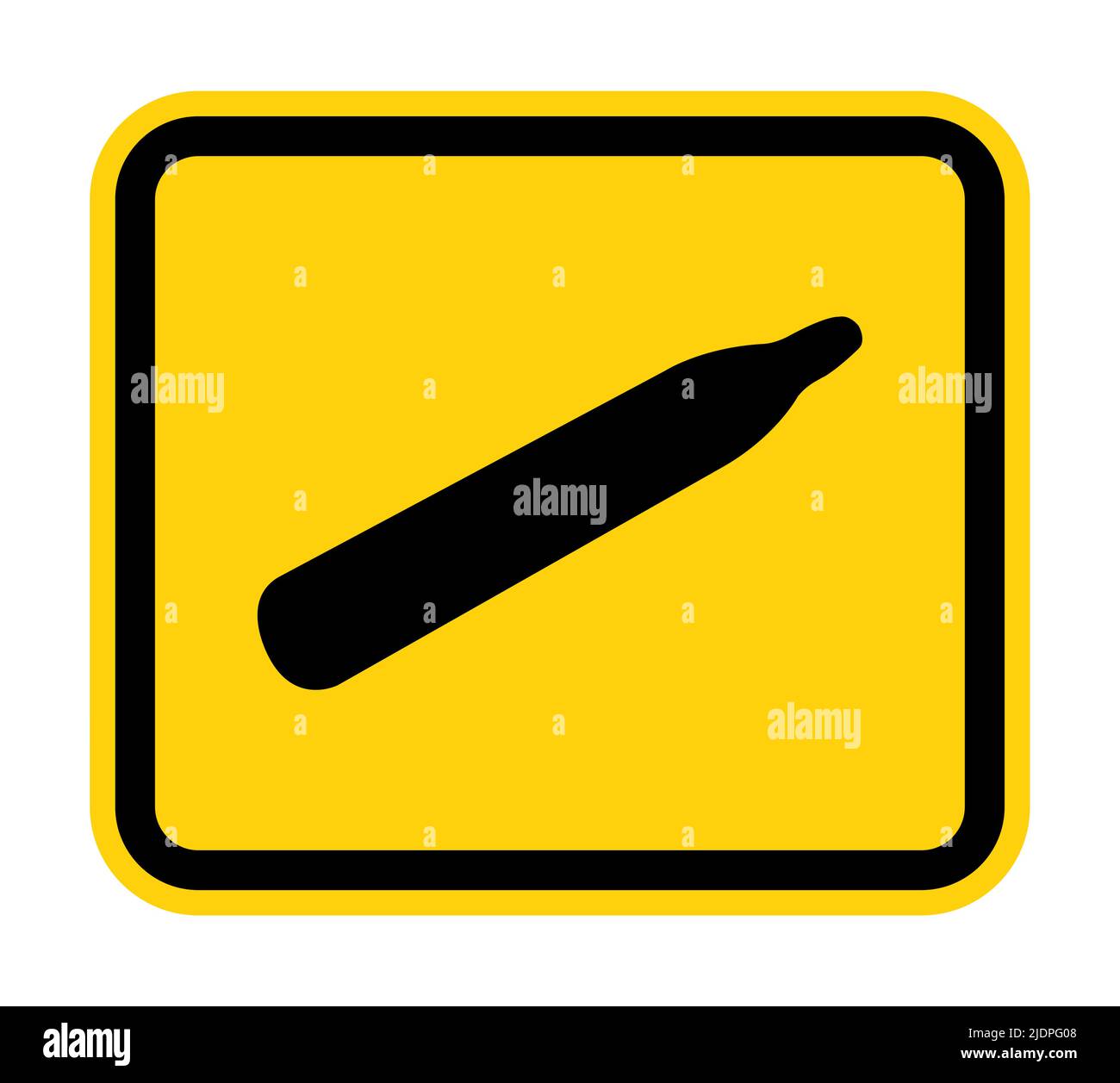 Danger Pressure Gas Symbol Sign Isolate On White Background,Vector ...