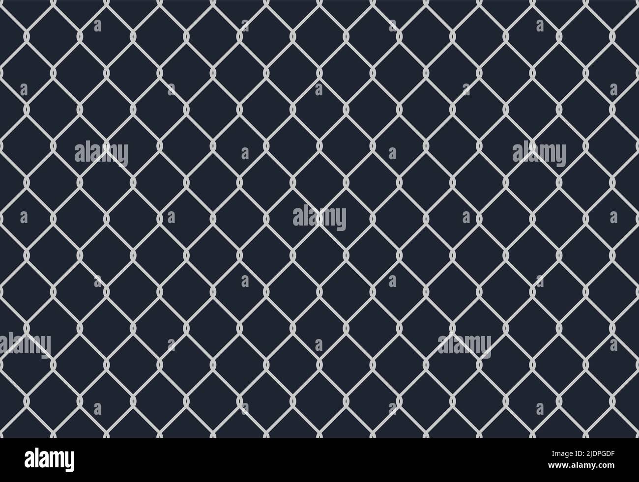 Seamless metal chain link fence. Wire vector fence pattern texture ...