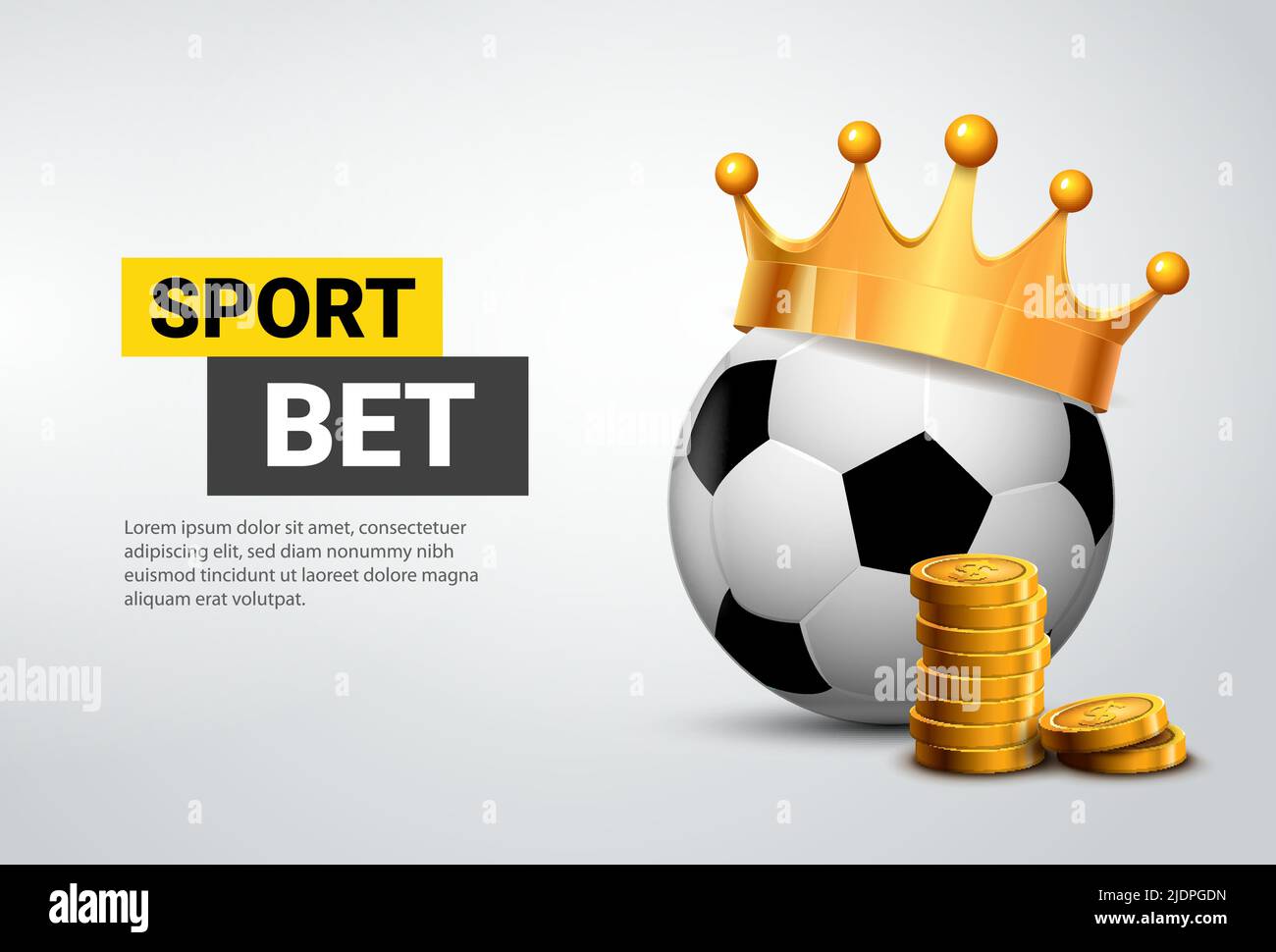 Soccer ball royal crown hi-res stock photography and images - Alamy