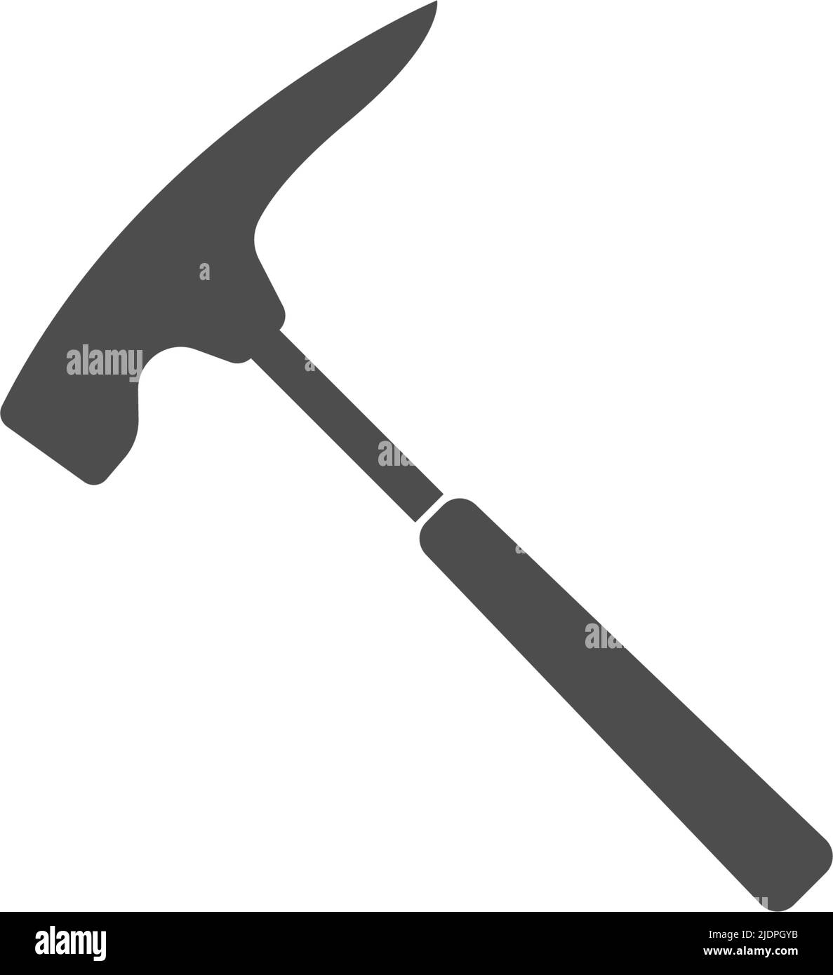 Hammer icon logo flat design illustration template Stock Vector Image ...