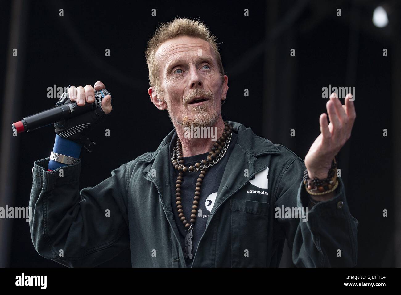 PORTSMOUTH, ENGLAND: Stereo MC's perform on day 2 at the Victorious ...
