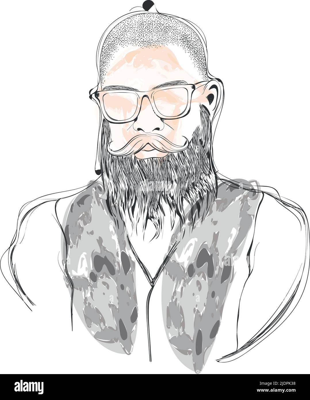 Glasses Drawing Hipster