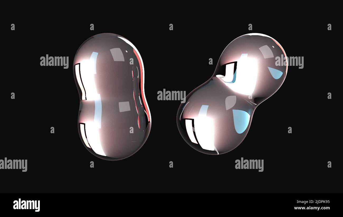 Render metaballs hi-res stock photography and images - Alamy