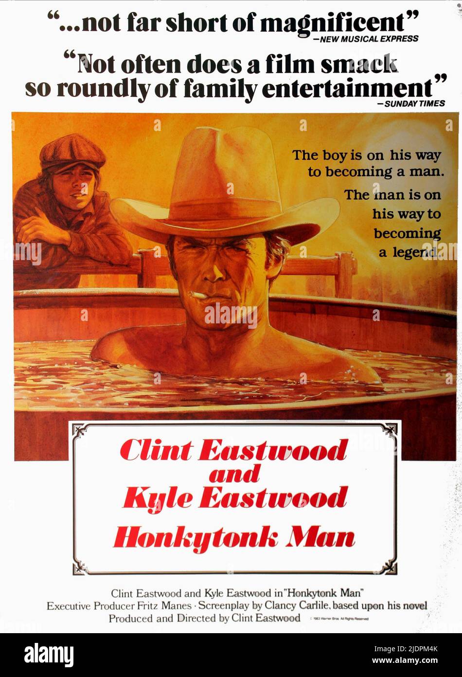 Clint Eastwood Poster Honkytonk Man 1982 Stock Photo Alamy