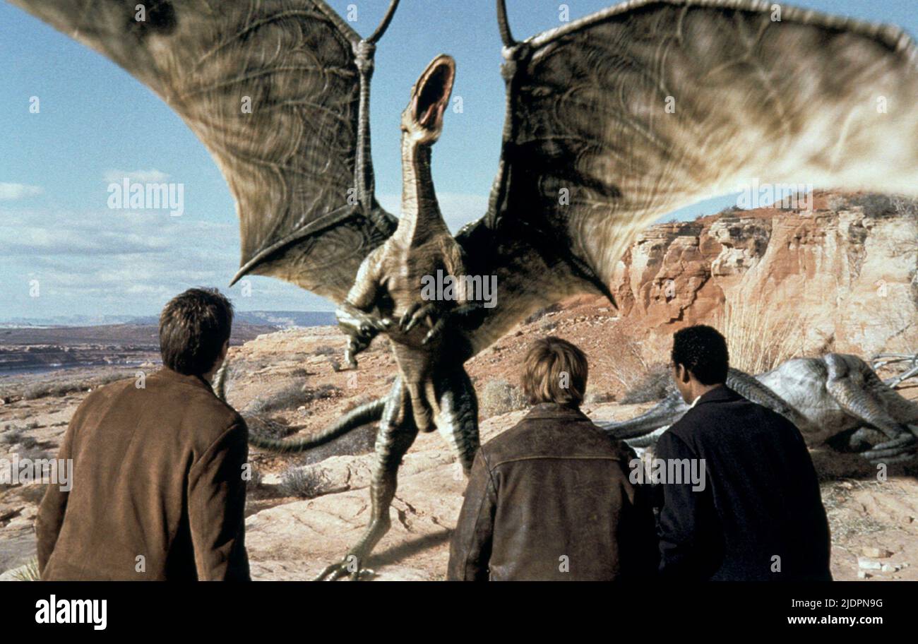 DUCHOVNY,SCOTT,JONES,DINOSAUR, EVOLUTION, 2001 Stock Photo - Alamy