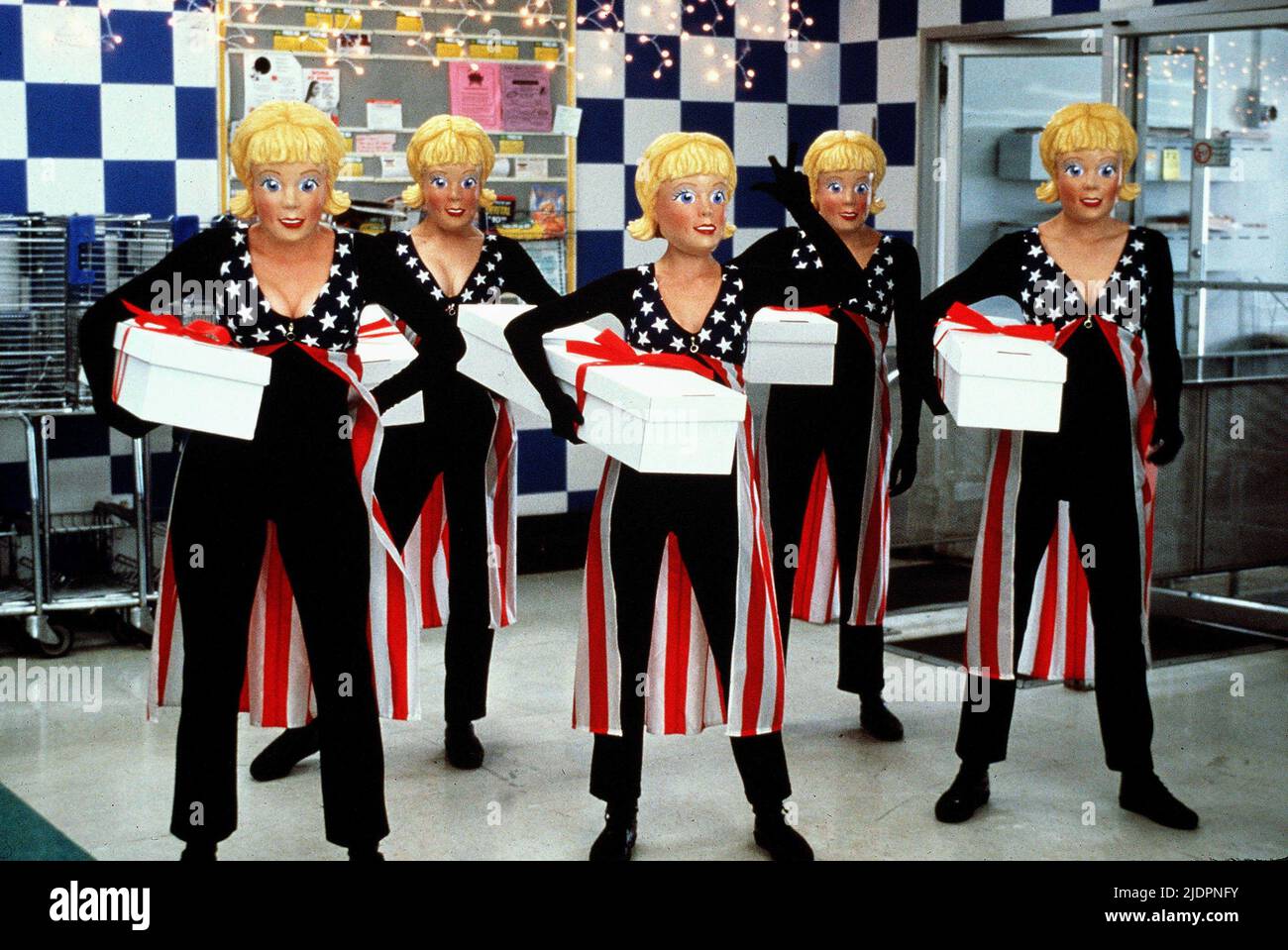 BANK HOLD UP SCENE, SUGAR and SPICE, 2001 Stock Photo - Alamy