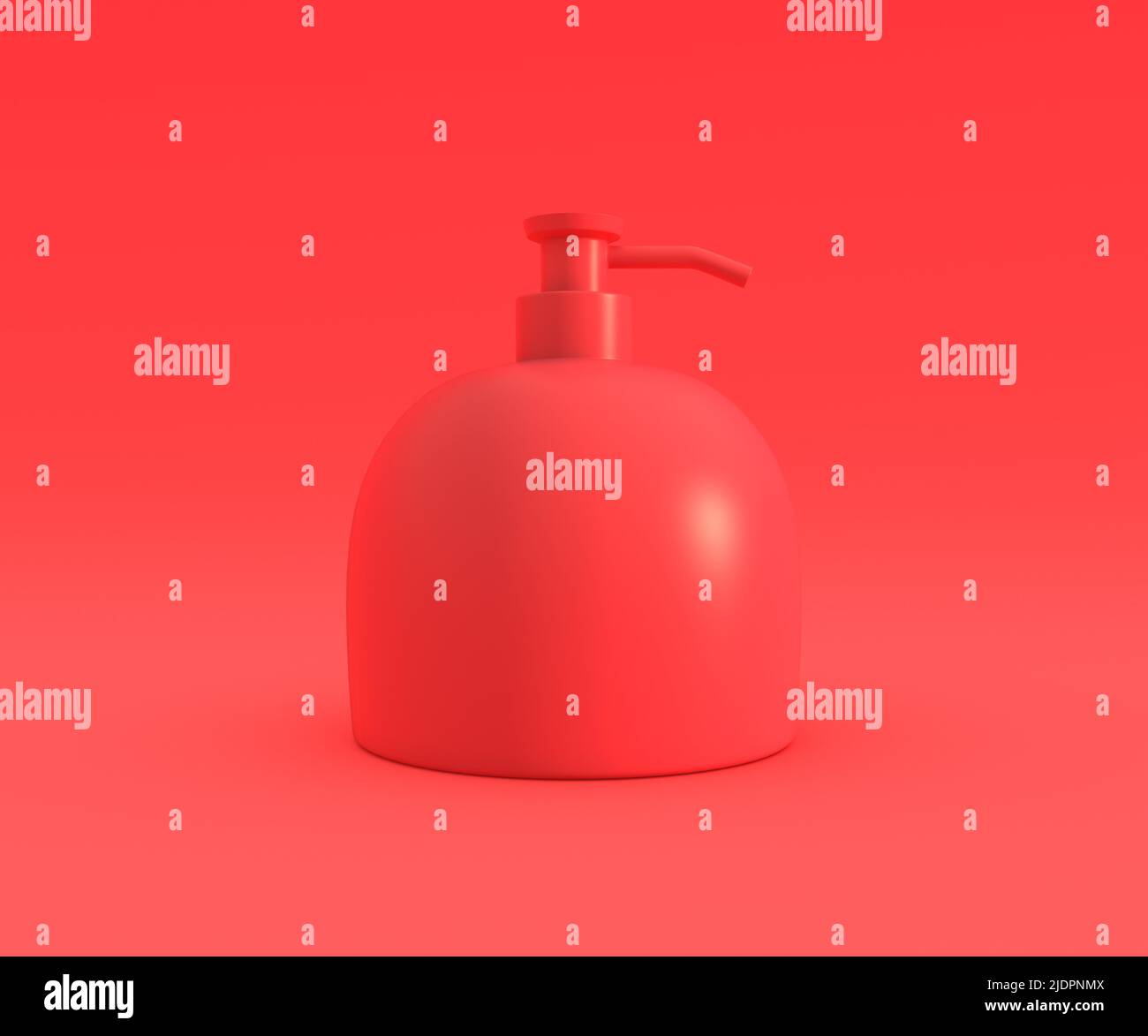 Red shampoo bottle, 3D rendering Stock Photo - Alamy