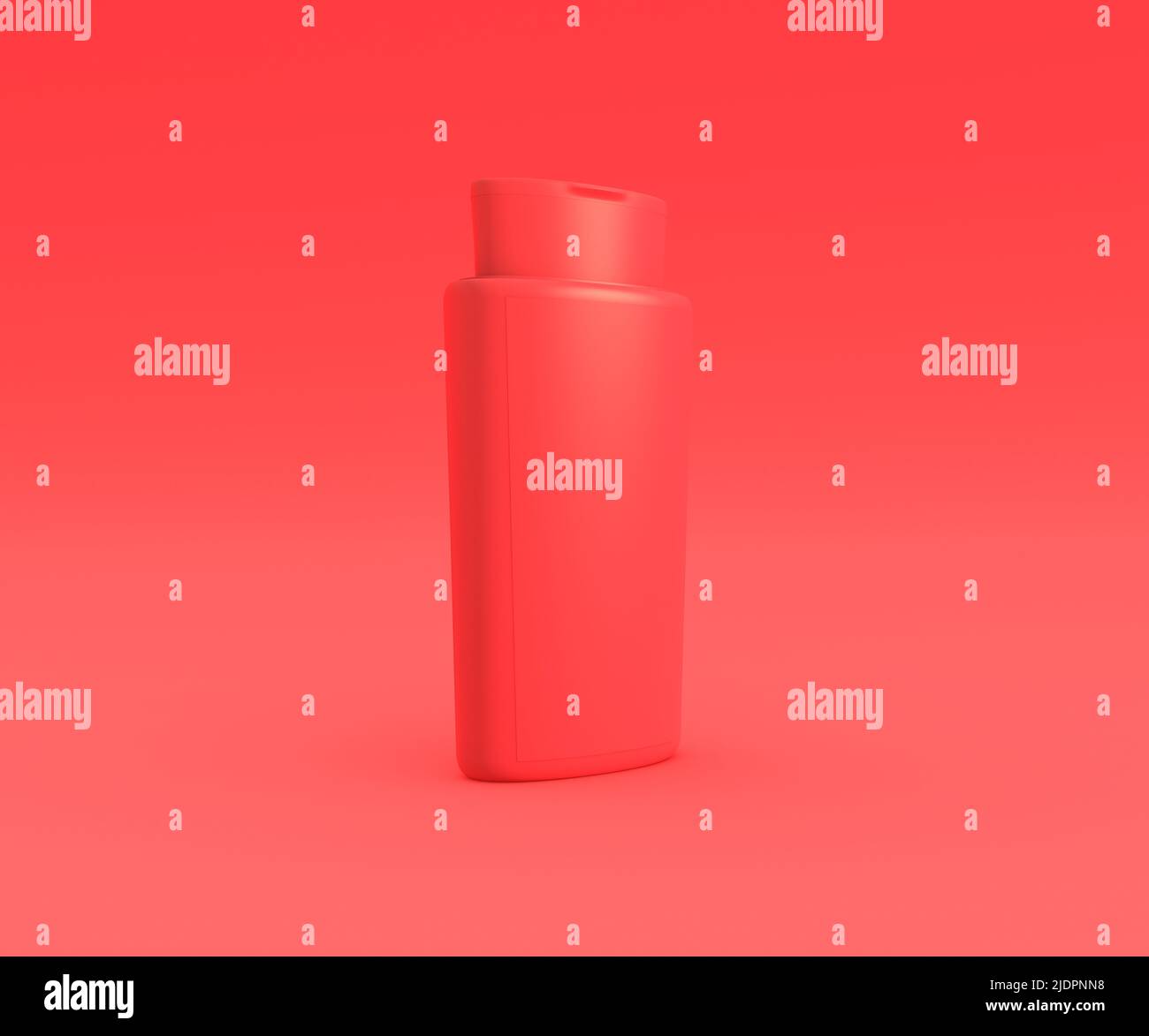 Red shampoo bottle, 3D rendering Stock Photo - Alamy