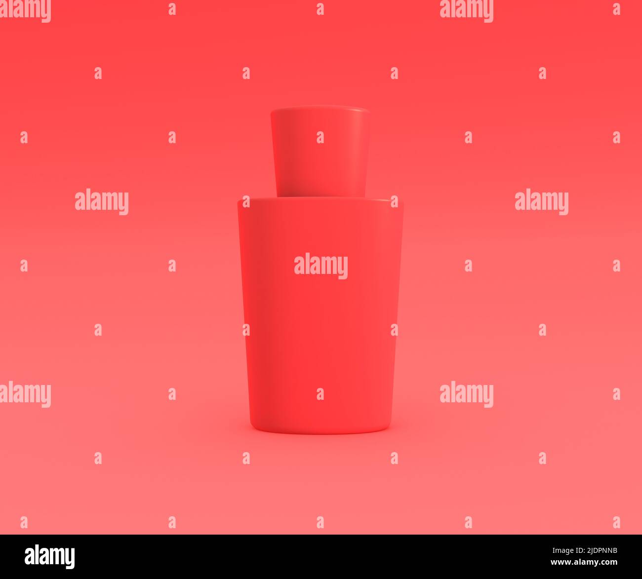 Red shampoo bottle, 3D rendering Stock Photo - Alamy