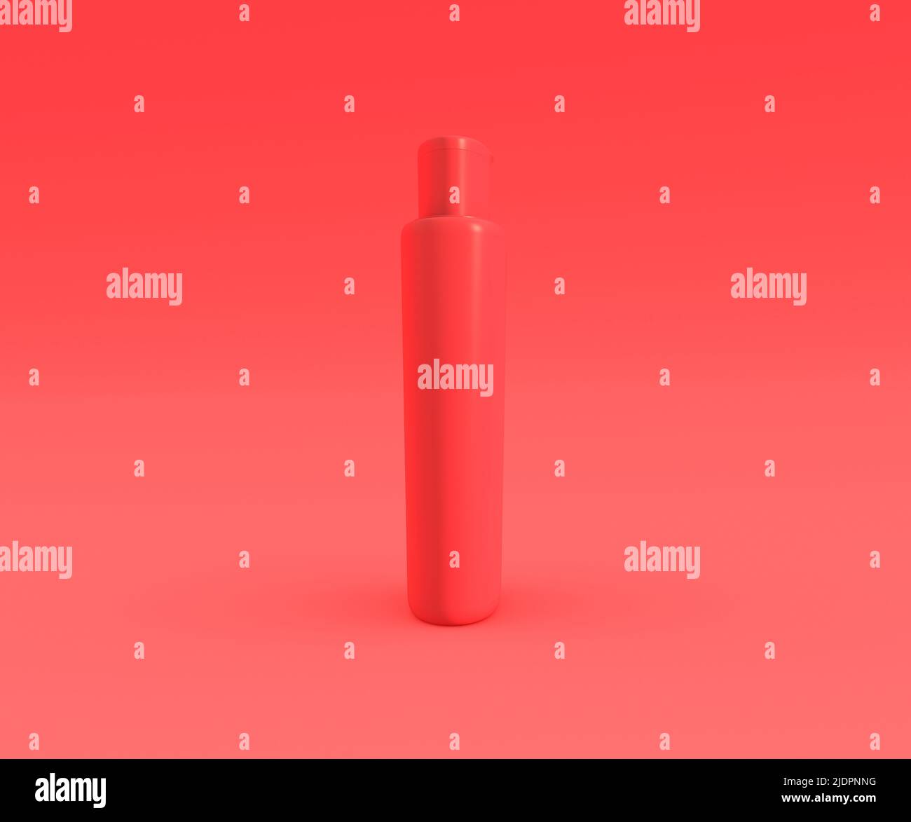 Red shampoo bottle, 3D rendering Stock Photo - Alamy