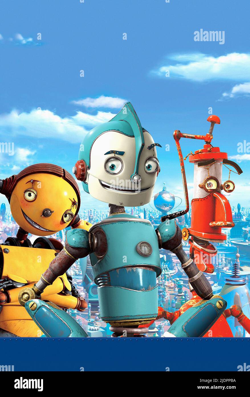 PINWHEELER,COPPERBOTTOM,FENDER, ROBOTS, 2005 Stock Photo - Alamy