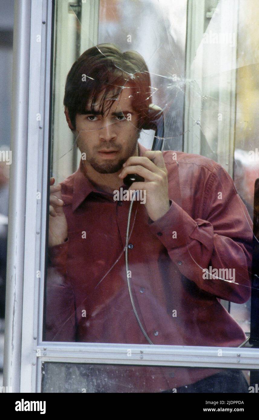 COLIN FARRELL, PHONE BOOTH, 2002 Stock Photo - Alamy