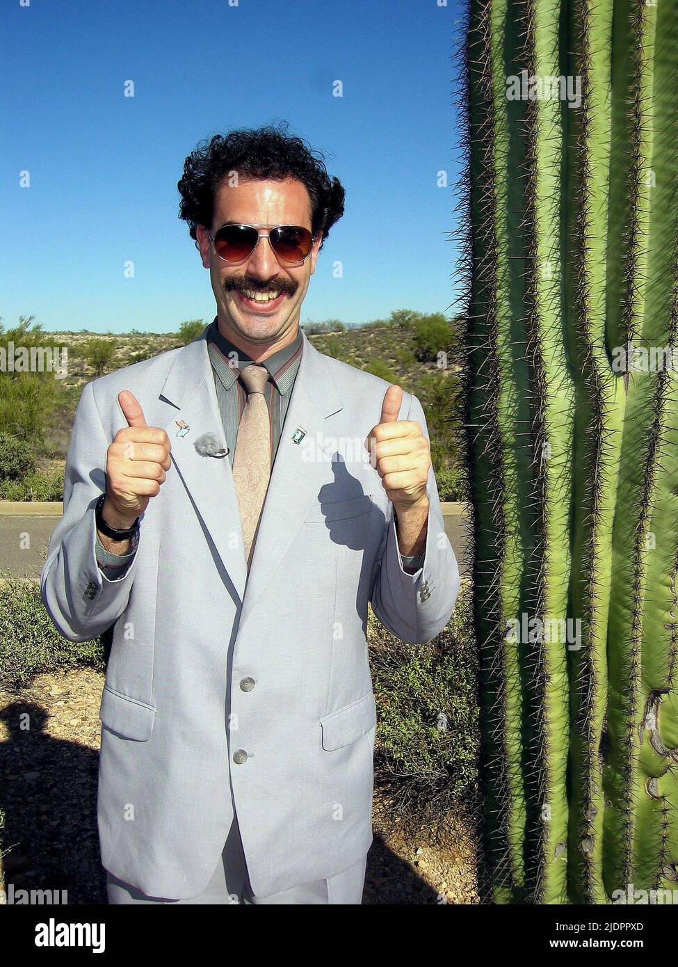 Borat Two Thumbs Up Smiling