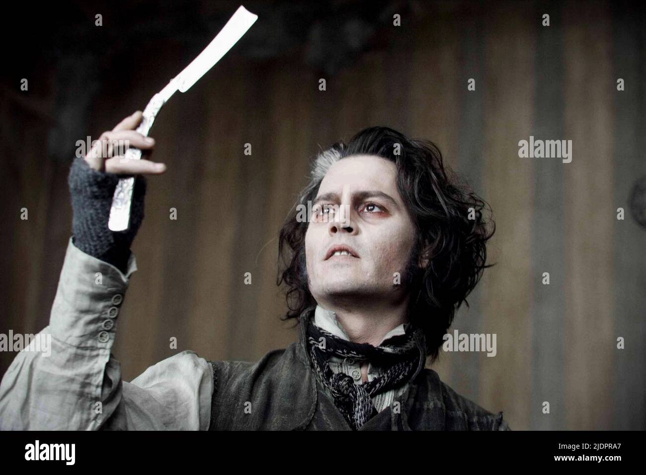 JOHNNY DEPP, SWEENEY TODD: THE DEMON BARBER OF FLEET STREET, 2007 Stock ...