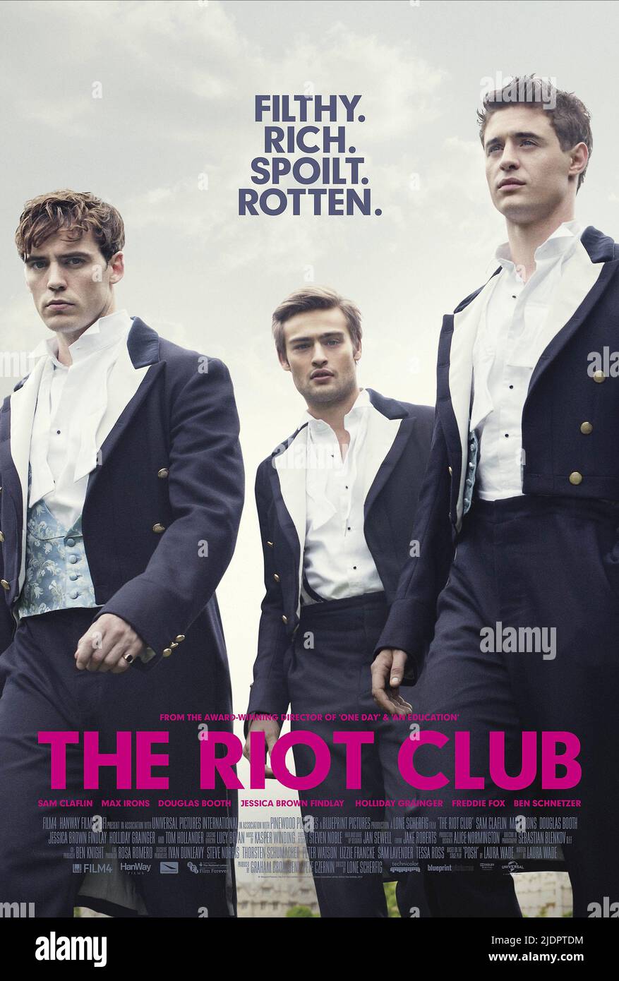 CLAFLIN,BOOTH,POSTER, THE RIOT CLUB, 2014 Stock Photo - Alamy