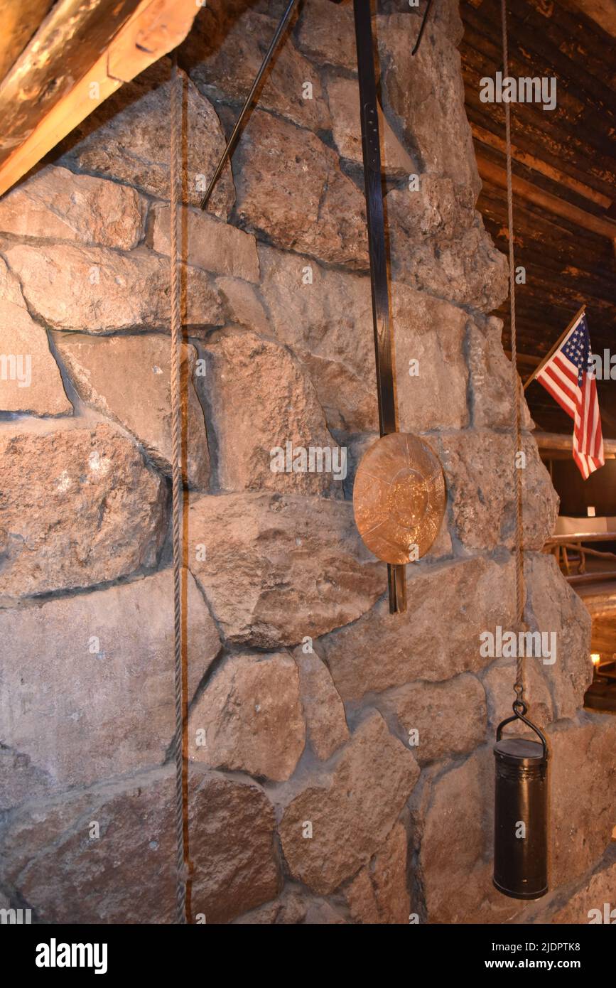 Yellowstone National Park USA 5/21-24/2022. Old Faithful Inn grand ...