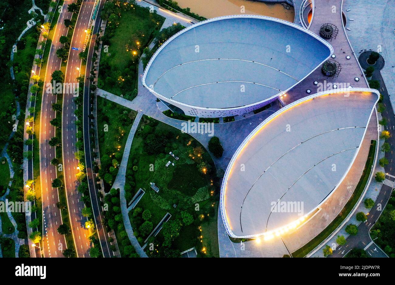 FUZHOU, CHINA - JUNE 22, 2022 - An aerial photo taken on June 22, 2022 ...